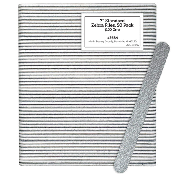 7" Standard Zebra Files – GlossGenius