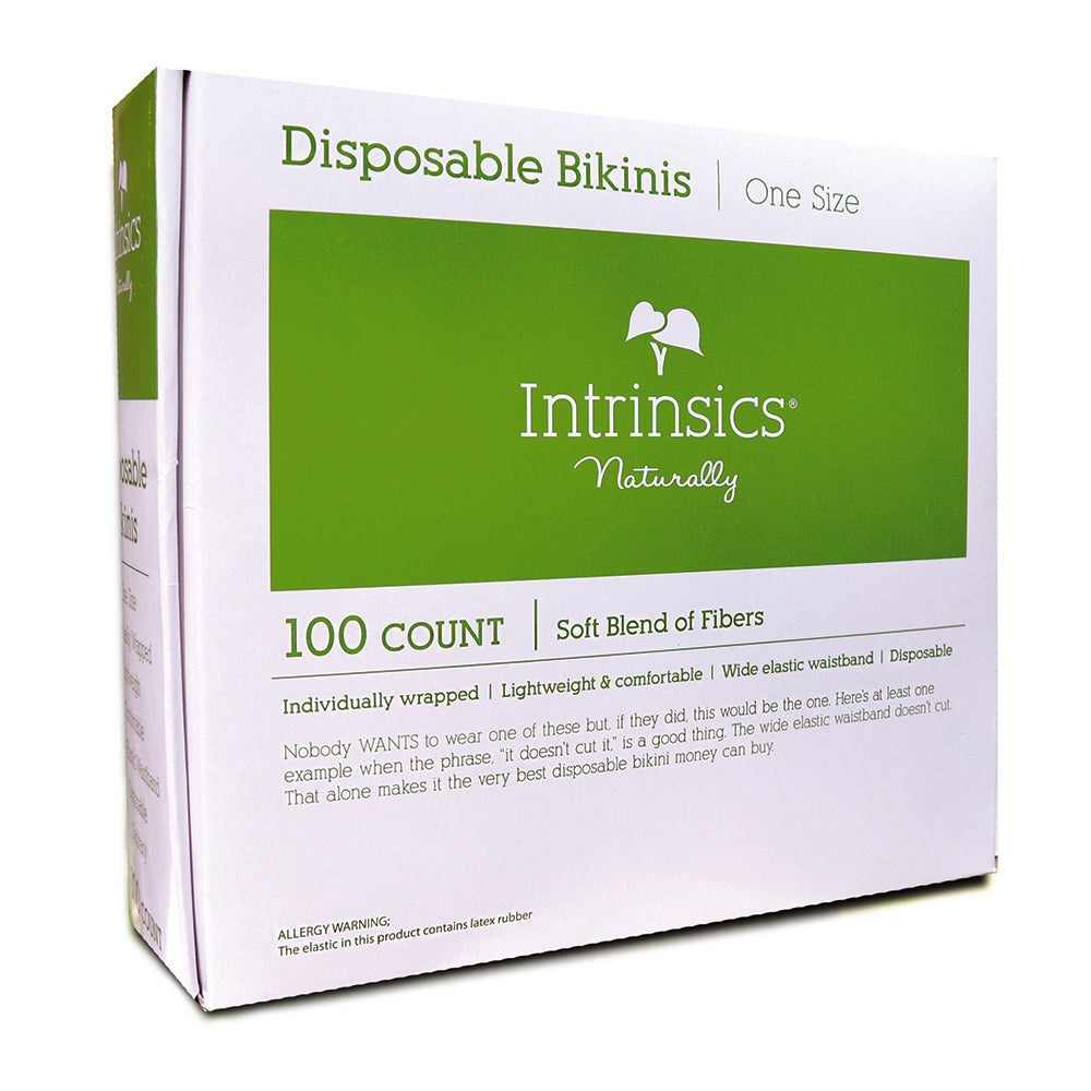 Disposable Bikinis Universal Size Soft Fiber Blend 100/Box – GlossGenius