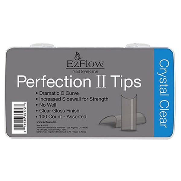 Ez Flow Perfection II Crystal Clear Tips – GlossGenius