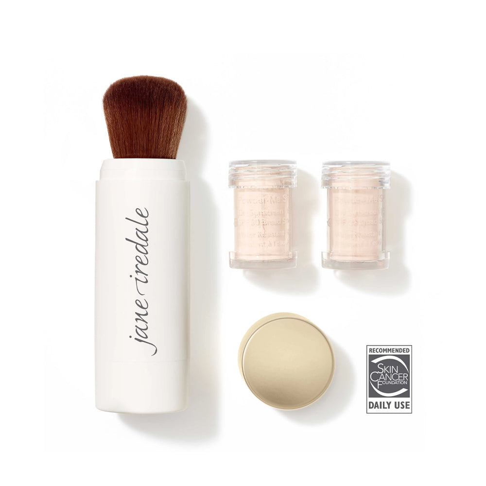 Powder-Me Spf Refillable Brush Dry Sunscreen Translucent – GlossGenius