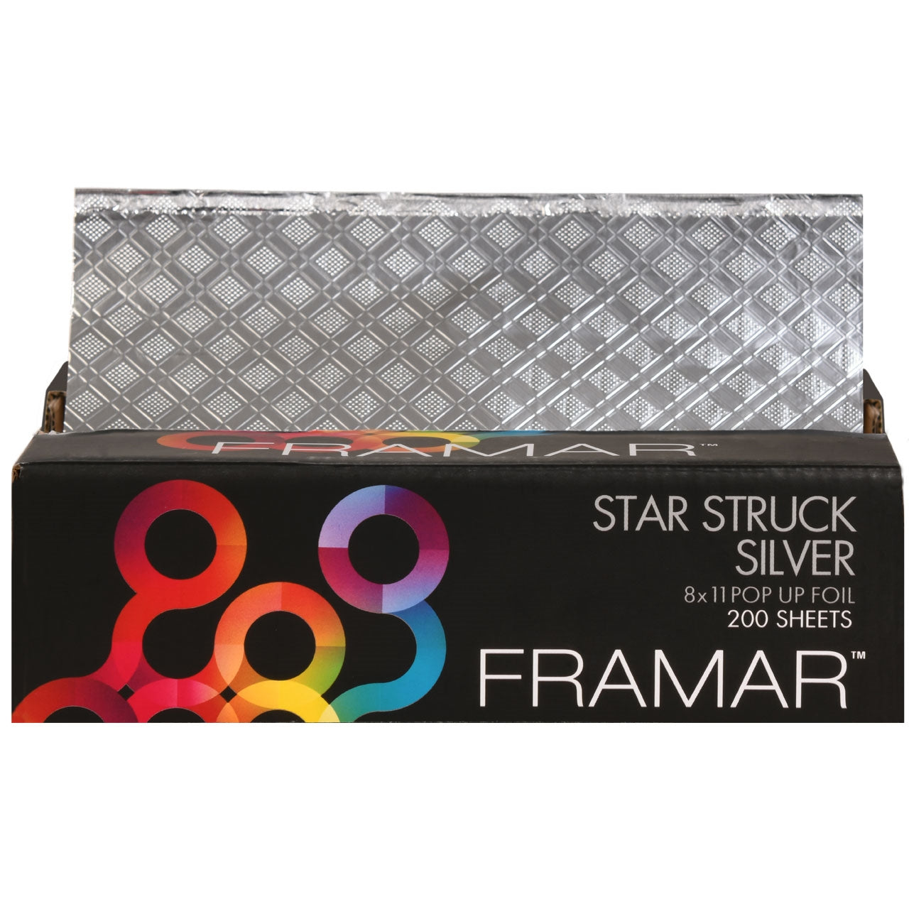 Framar Embossed Pop Foil Medium Star Struck Silver 8 inch x 11 inch ...
