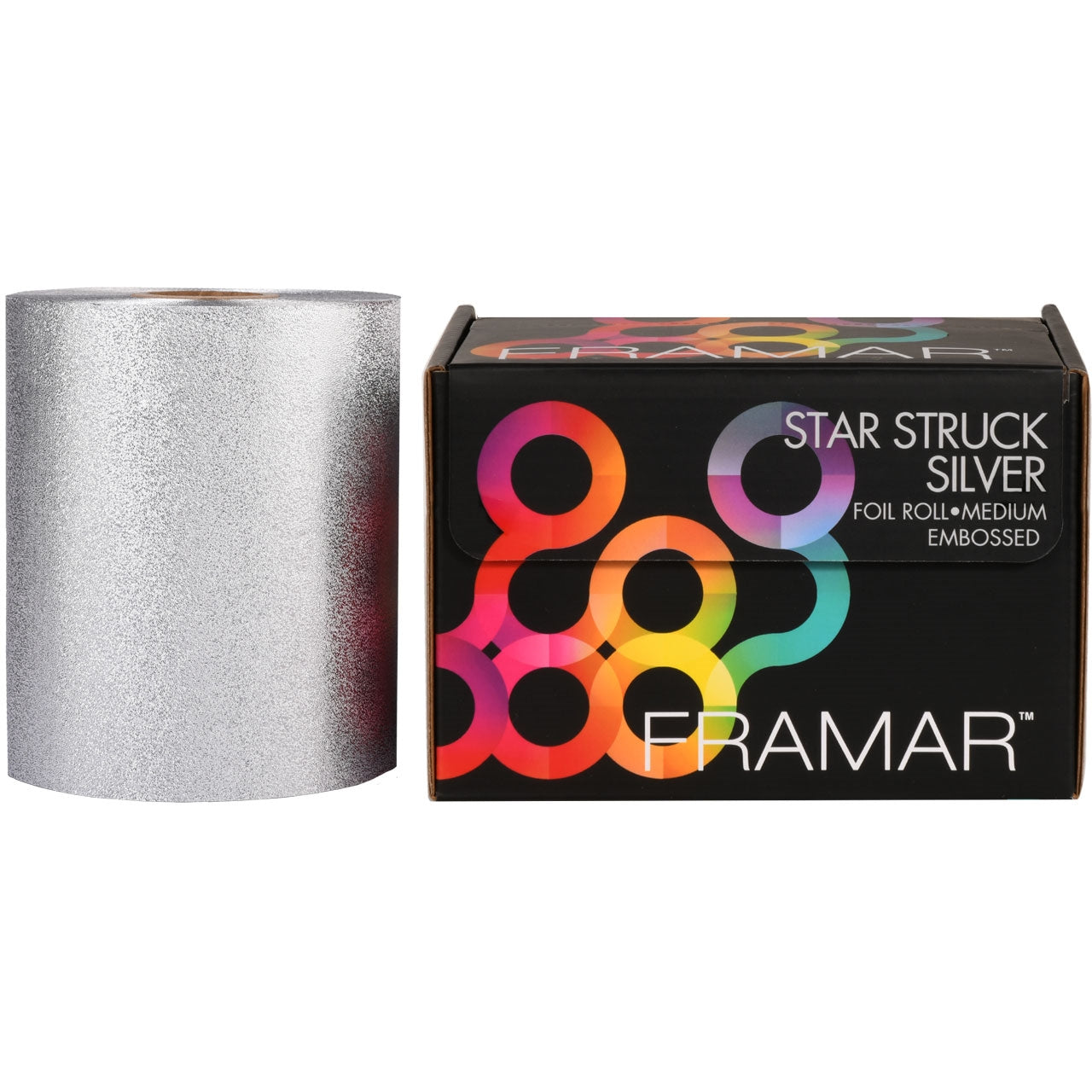 Framar Embossed Foil Roll Medium Star Struck Silver – GlossGenius