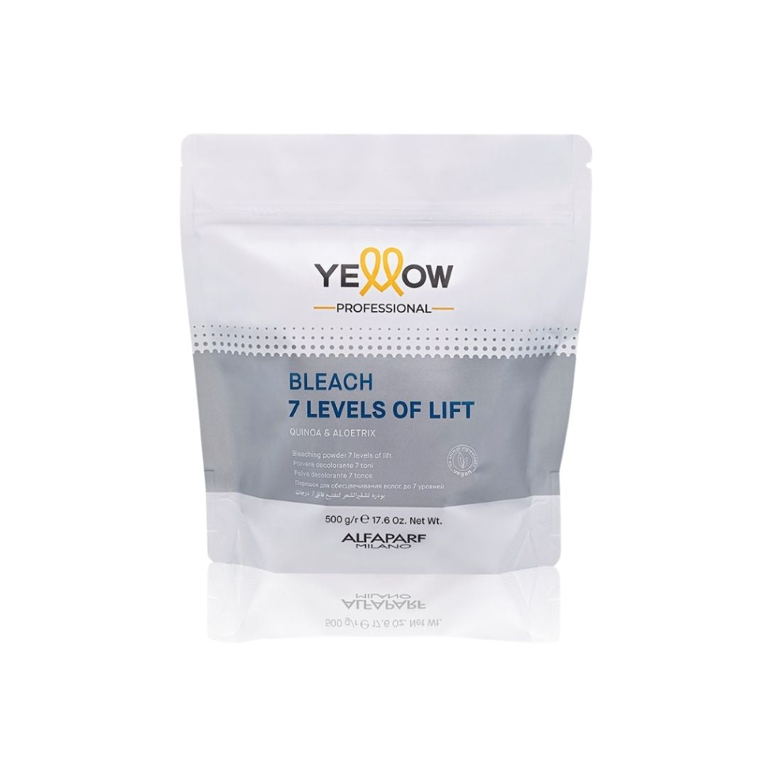Yellow Scalp Bleach 7 Levels of Lift 500g – GlossGenius