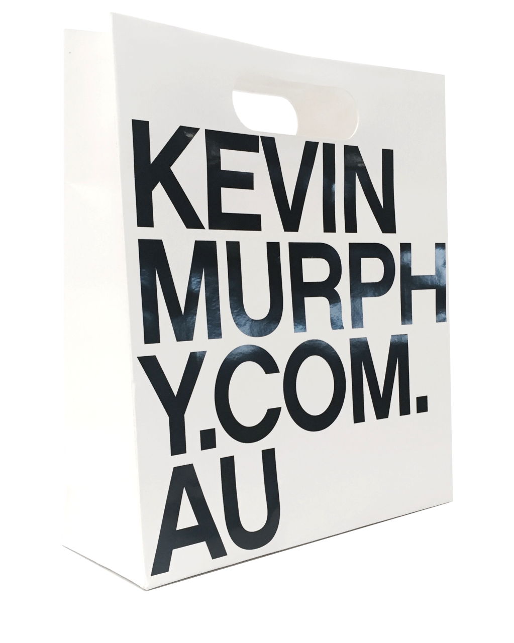 KEVIN.MURPHY Large Paper Retail Bag- White – GlossGenius